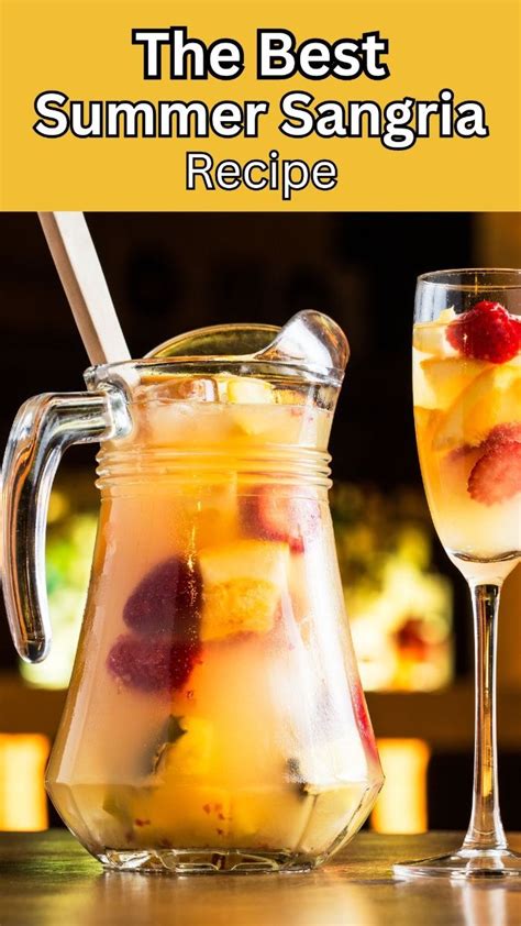 The Best Summer Sangria Recipe Sangria Recipes Sangria Summer Sangria