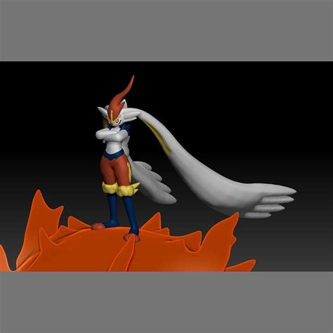 Archivo Stl Pokemon Gigantamax Cinderace・modelo Para Descargar E