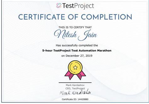Nitesh Jain On Linkedin Thanks Testproject 21 Comments