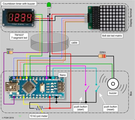 Arduino Countdown Timer With Two Displays And A Buzzer Part 2 The Box