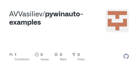 Github Avvasilievpywinauto Examples
