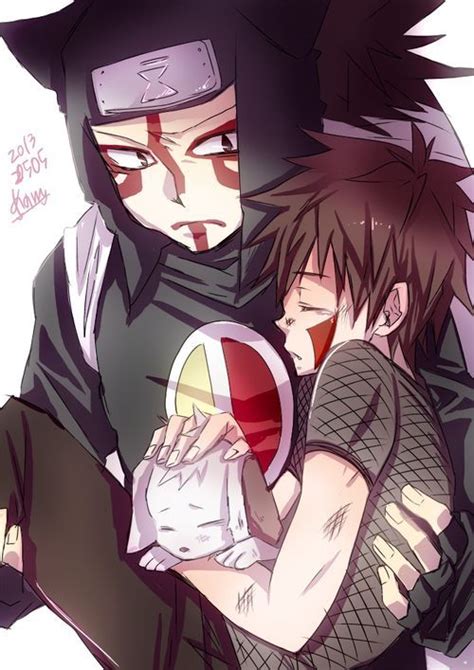 ∆ R•e°n ∆ Gaalee Kiba Y Kankuro Anime Naruto Fan Art