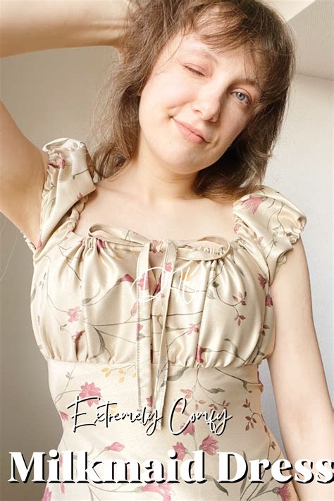 Diy How To Sew Cottagecore Milkmaid Midi Dress [step By Step Tutorial And Pattern ]