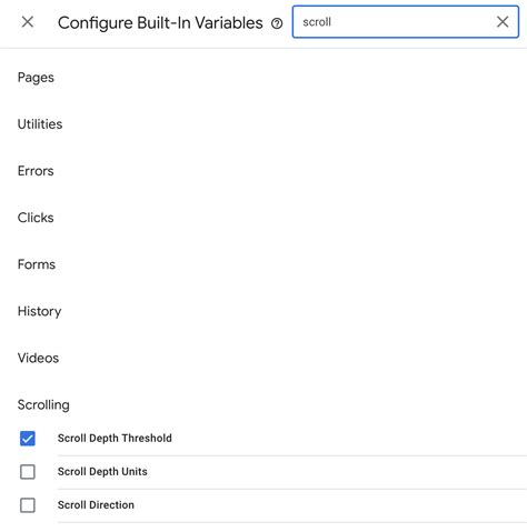 How To Set Up Scroll Depth And Element Visibility Targeting With GTM Qualaroo Help Portal