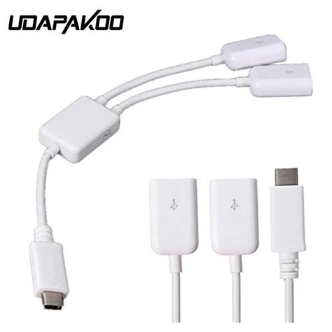 Usb Type C Usb C To Dual Port Hub Adapter Support Windows Xp Windows And Mac Os Linux