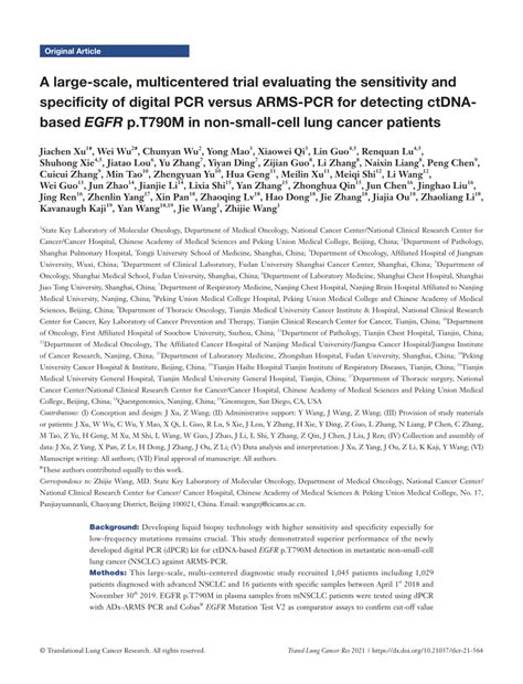 Pdf A Large Scale Multicentered Trial Evaluating The Sensitivity And Specificity Of Digital