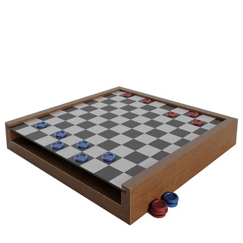 D Checkerboard Toy TurboSquid