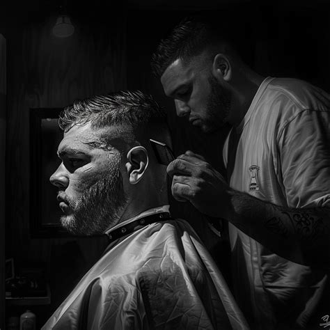 Sharp Razor Fade Haircuts At Speakeasy Barber Lounge In Denver