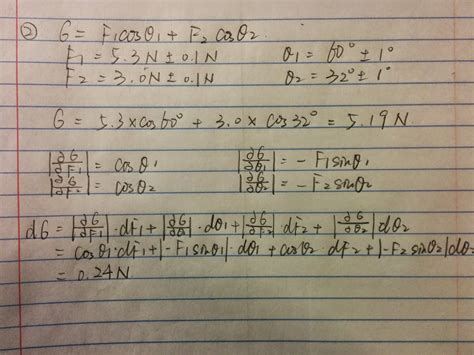 Phys4af14 Izheng Introduction To Propagated Error Calculations