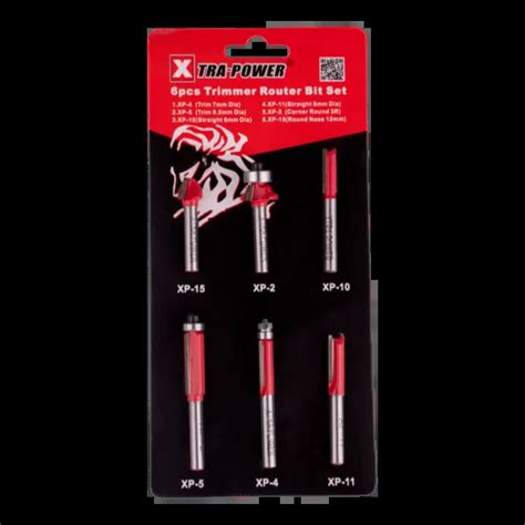 Trimmer Bit 6 Pcs Set