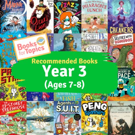 Best Books For Year 3 Recommended Booklist For Ages 7 8