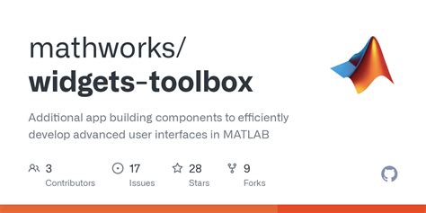 Github Mathworks Widgets Toolbox Additional App Building Components To Efficiently Develop