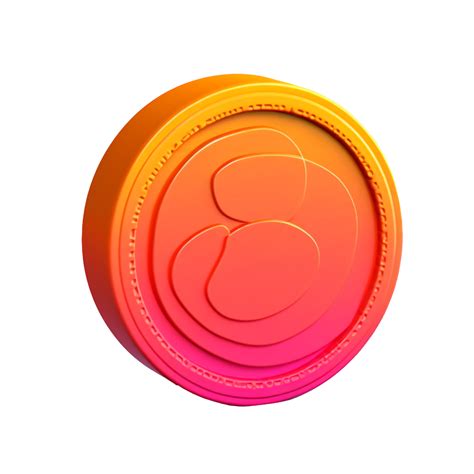 Coin In 3d Style Trending Color Palette With 23886728 Png