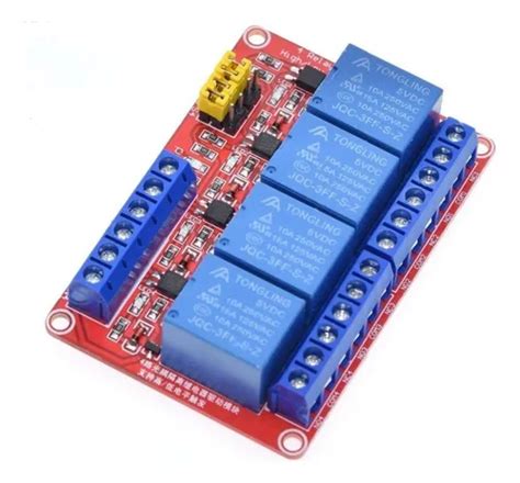 Módulo Relé Canales v Con Optoacoplador Para Arduino Cuotas sin interés