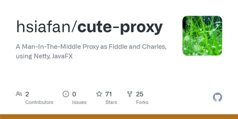 GitHub Hsiafan Cute Proxy A Man In The Middle Proxy As Fiddle And Charles Using Netty JavaFX