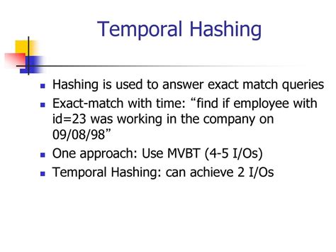 Temporal Indexing Mvbt Ppt Download