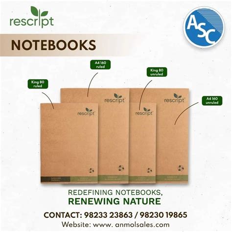 Brown Recycled Paper Notebook A4 At Best Price In Nashik Id