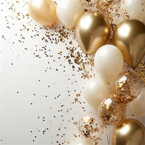 Hintergrund Luftballons Gold Bilder Kostenloser Download Auf Freepik