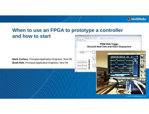 Pdf When To Use An Fpga To Prototype A Controller And How To Start