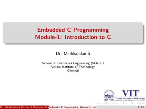 embedded c programming module1 presentation pdf