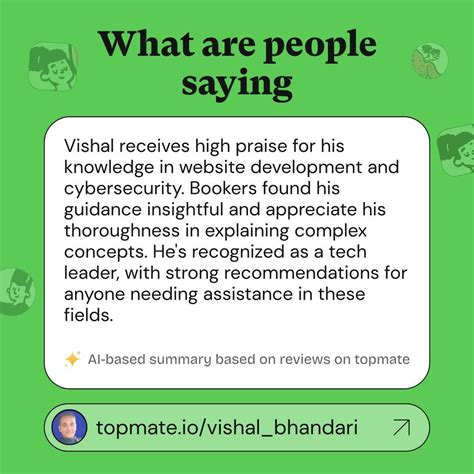 My Profile Summary From Vishal Bhandari Posted On The Topic Linkedin