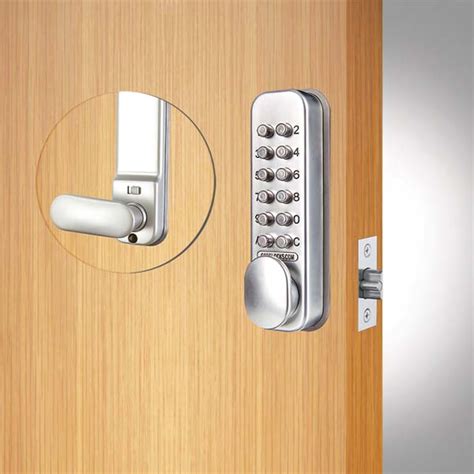 Codelocks CL Easy Code Push Button Code Lock And Latch Satin Chrome Welling UK