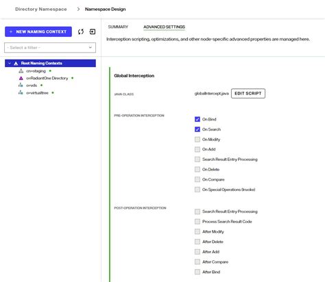 global interception radiant logic documentation