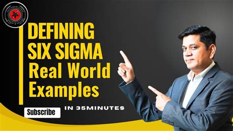 Defining Six Sigma Real World Examples In 30 Minutes Youtube