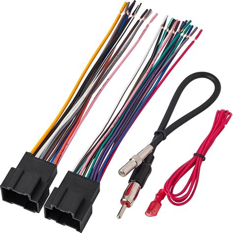 Nuith Radio Wiring Harness With Antenna Adapter Fits For