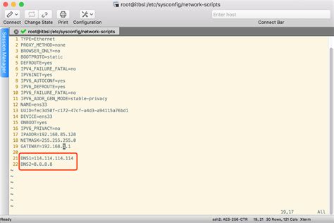 CentOS7设置固定IP itbsl 博客园