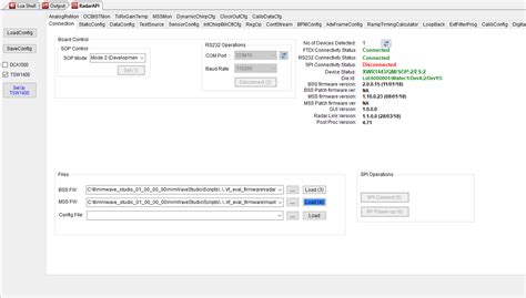 IWR BOOST TWS MMWave Devpack MMWave Studio SPI Fails To Connect Sensors Forum