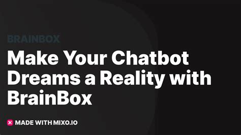 Create Your Own Ai Chatbot With Brainbox Real Nerd Herd