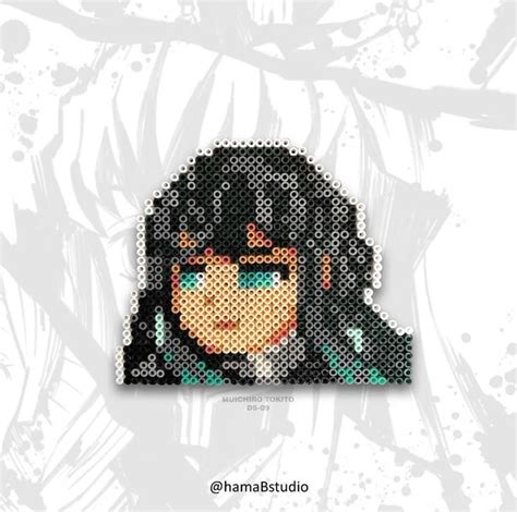 Demon Slayer Plantillas Hama Beads Llaveros Hama Beads Perler Beads