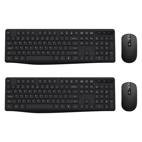 Wireless Keyboard And Mouse Combo Lovaky 2 4g Full Sized Ergonomic Keyboard 3
