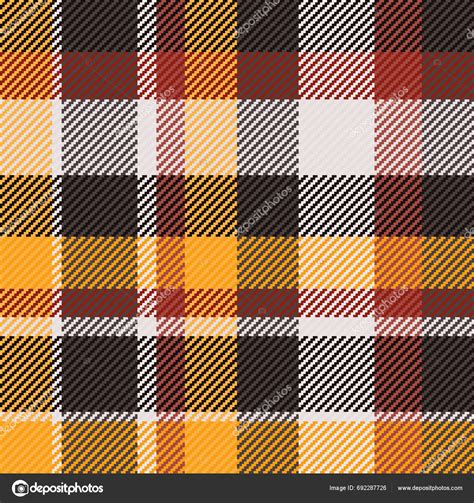 Check Tartan Pattern Plaid Texture Textile Vector Background Seamless