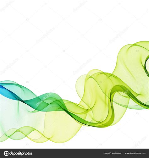 Abstract Smooth Color Wave Vector Curve Flow Blue Motion Illustration Stock Vector By ©katrynik