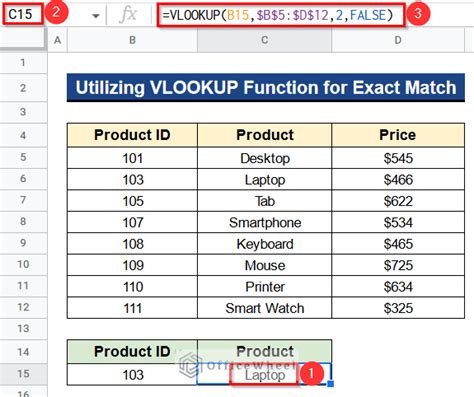 How To Use The VLOOKUP Function In Google Sheets