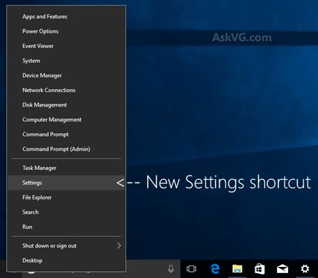 Windows 10 Tip Restoring Classic Control Panel Shortcut In Win X Menu AskVG