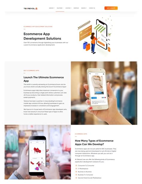 PPT Ecommerce App Development Solutions PowerPoint Presentation Free Download ID 10167470