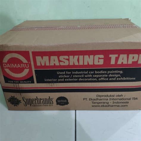 Promo Masking Tape Daimaru 24 Mm X 21 M 1 Dus Isi 96 Lakban Kertas Daimaru Diskon 12 Di