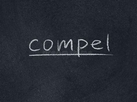 Compel stock image. Image of learning, teaching, chalkboard - 241042873
