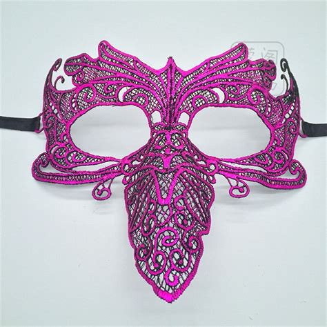 Parrot Lace Mask Halloween Masquerade Performing M Grandado