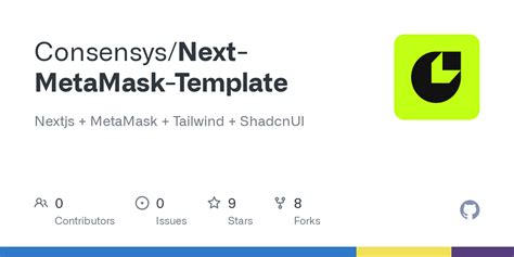 Github Consensysnext Metamask Template Nextjs Metamask Tailwind