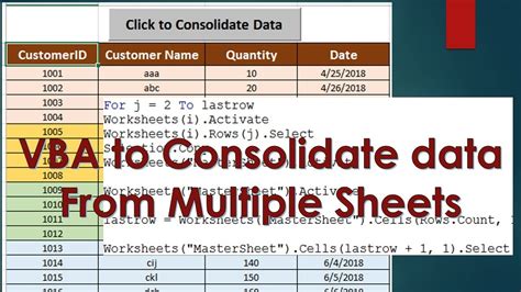 consolidate data from multiple worksheets in a single worksheet free