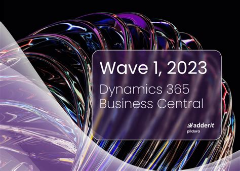 Dynamics 365 Business Central Wave 1 2023