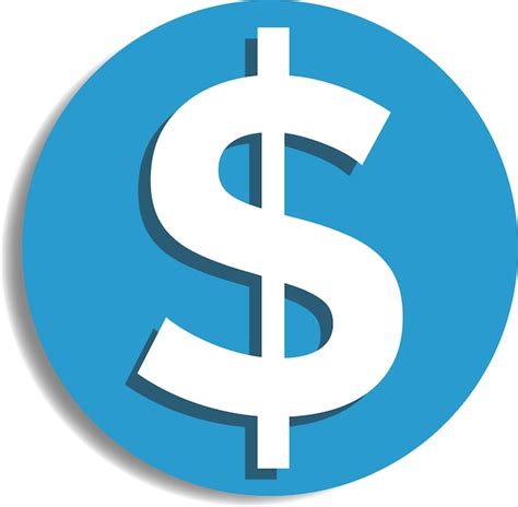Premium Vector Dollar Flat Icon Isolated On White