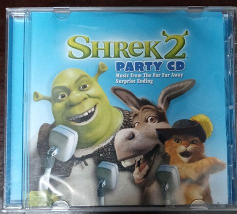 Shrek 2 Party 2004 Cd Dreamworks 6 Songs 6 Karaoke Tracks W