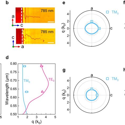 In Plane Anisotropic Dispersion Of The Waveguide Modes At Visible Download Scientific Diagram