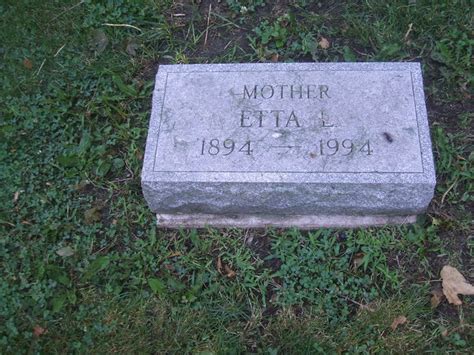 Henrietta Louise Etta Schwager Erdman 1894 1994 Memorial Find A Grave