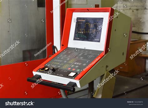 Cnc Machine Control Panel Display Working Stock Photo 1322258876 Shutterstock